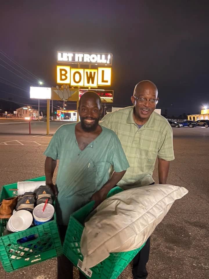 Cleo Lewis and Otis Marshall