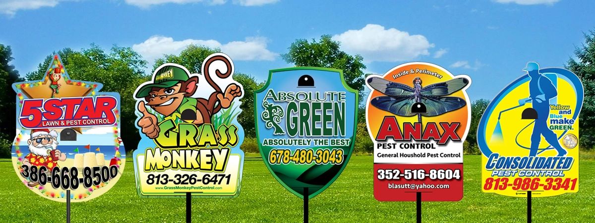Posting Signs - Turf Stakes, Lawn Sign Stakes, Metal Yard Sign Stakes