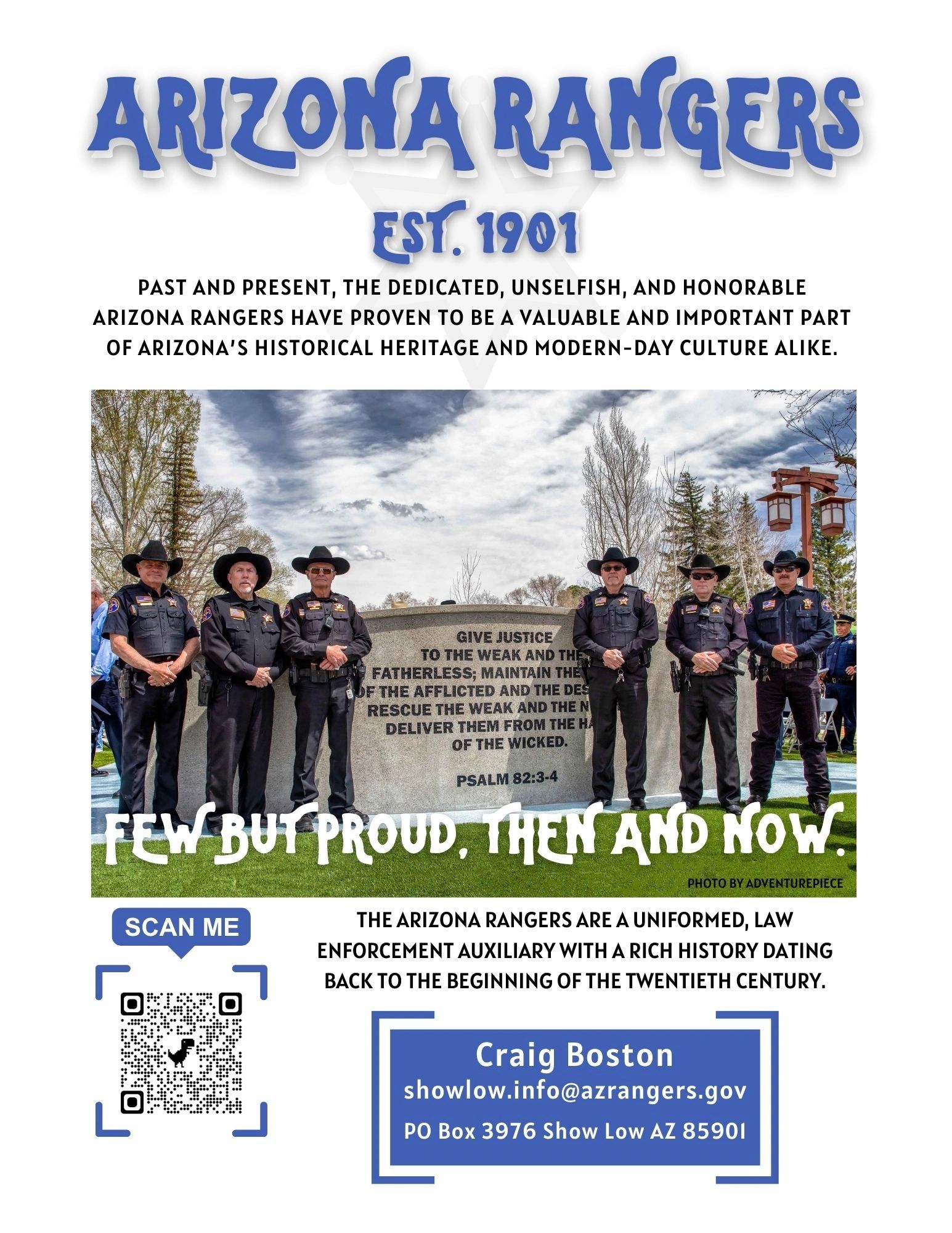 "The Legendary Arizona Rangers: Protecting and Serving Since 1901