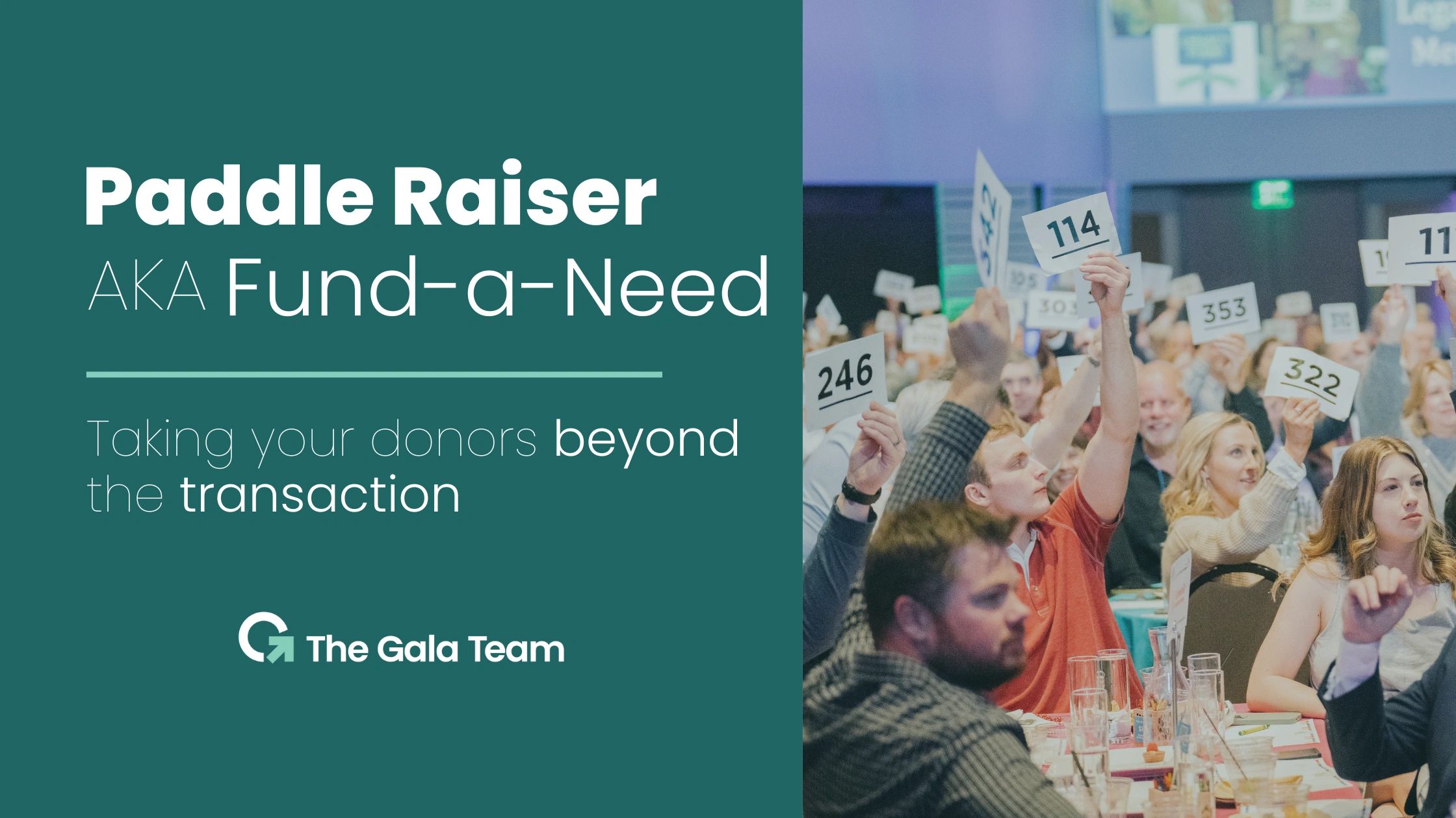 Paddle Raiser AKA Fund-a-Need: Taking Donors Beyond a Transaction