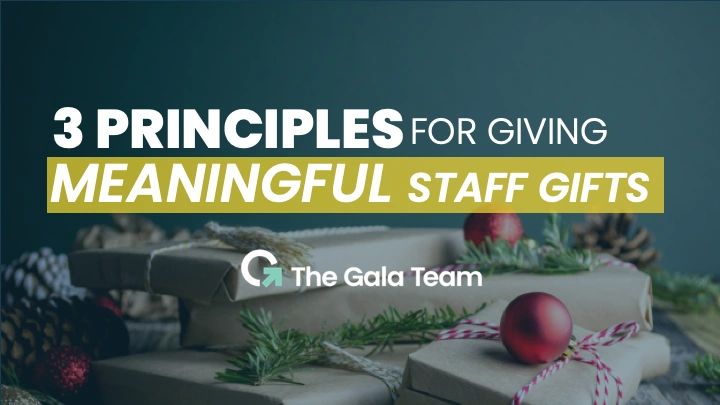 Staff Gift Guide | 3 Principles for Giving Meaningful Gifts