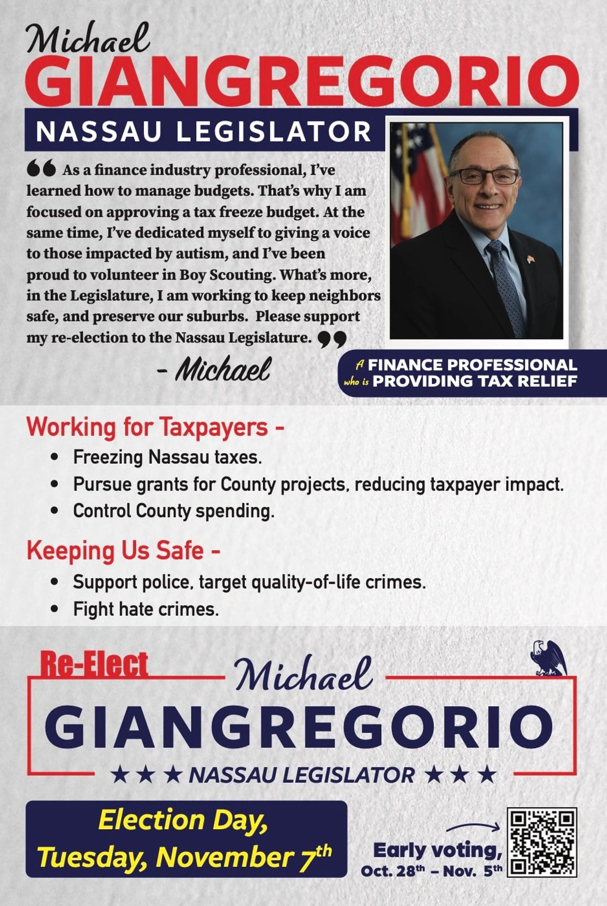 Michael Giangregorio for County Legislator