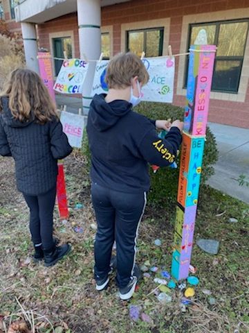 PEACE FLAG PROJECT at Broad Rock School