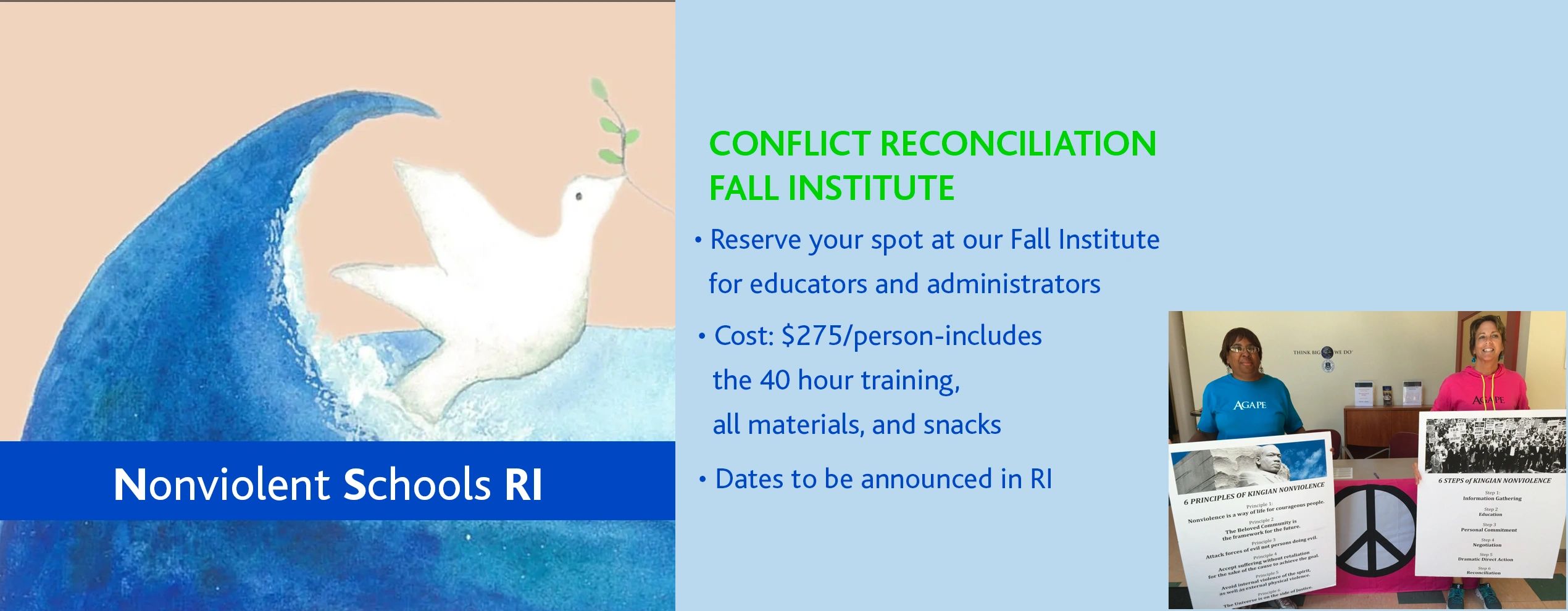 Kingian Nonviolence | Nonviolent Schools RI