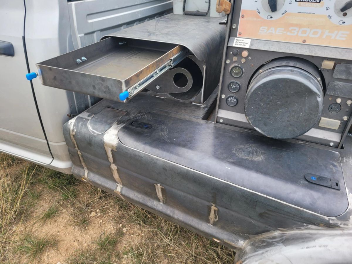 Double o2 rack with drawer
