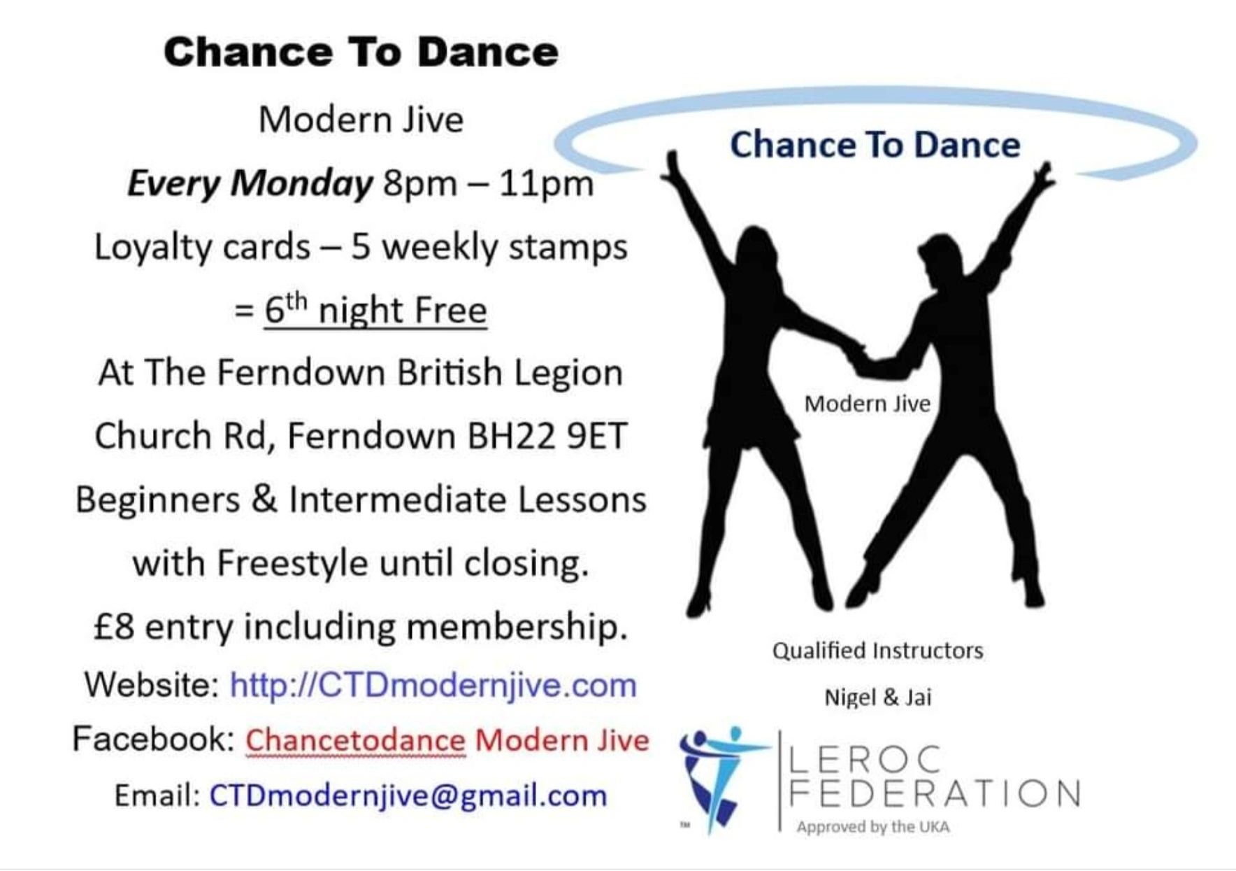 Chance To Dance Modern Jive