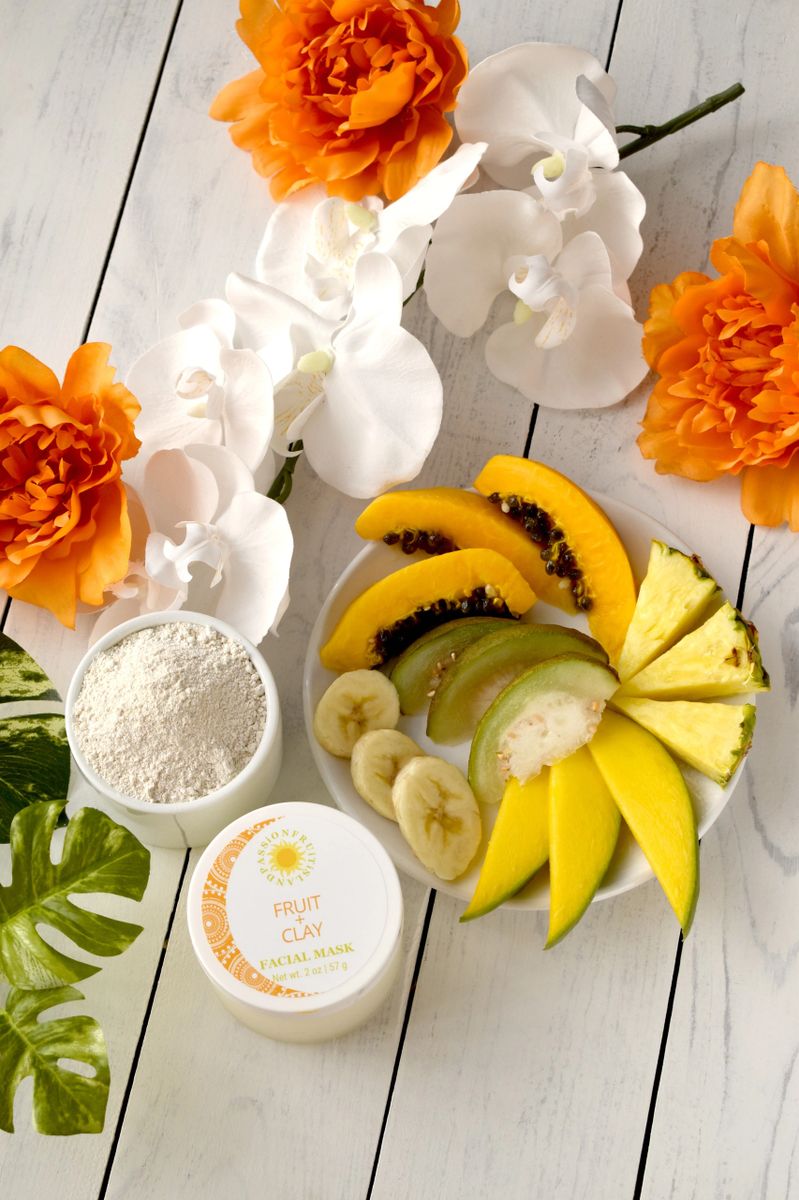 FRUIT + CLAY POWDER FACIAL MASK