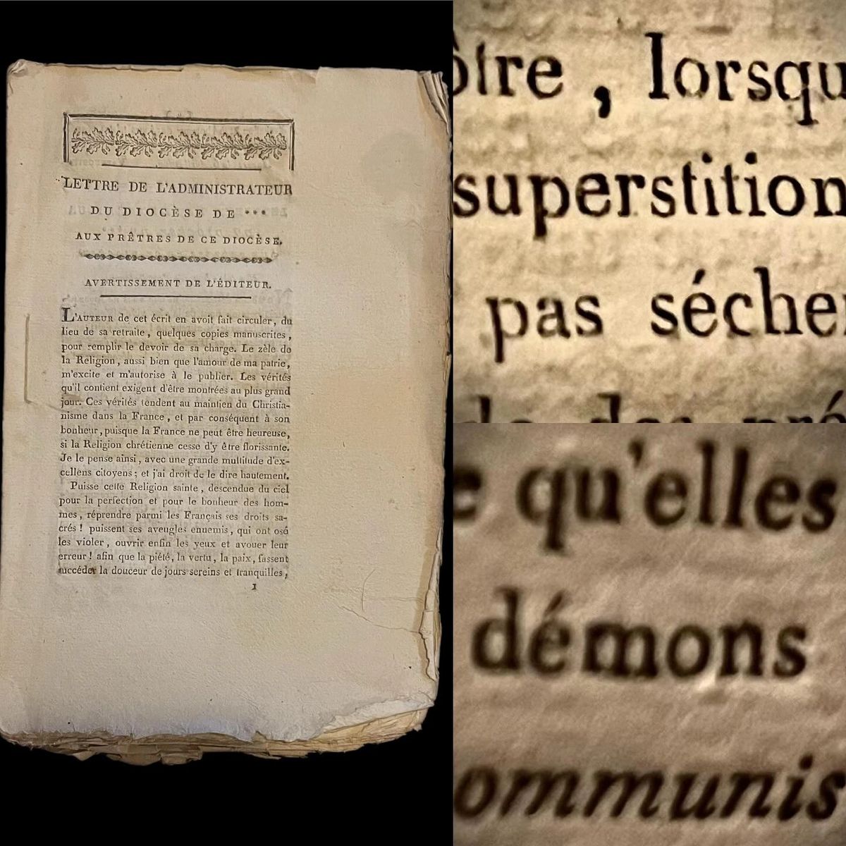 **SOLD** Occult Pamphlet On Rising Cult in France During French ...