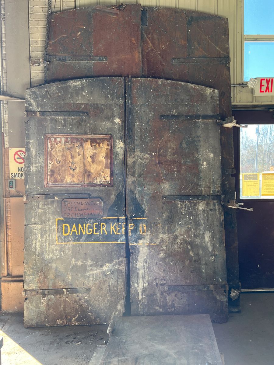 Antique Industrial Fire Door