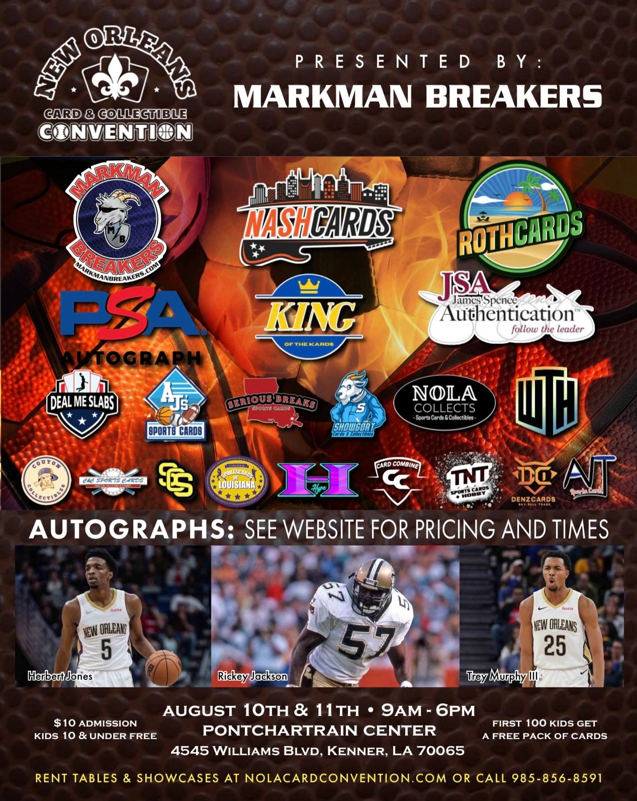 Sports Cards and Memorabilia Convention in New Orleans