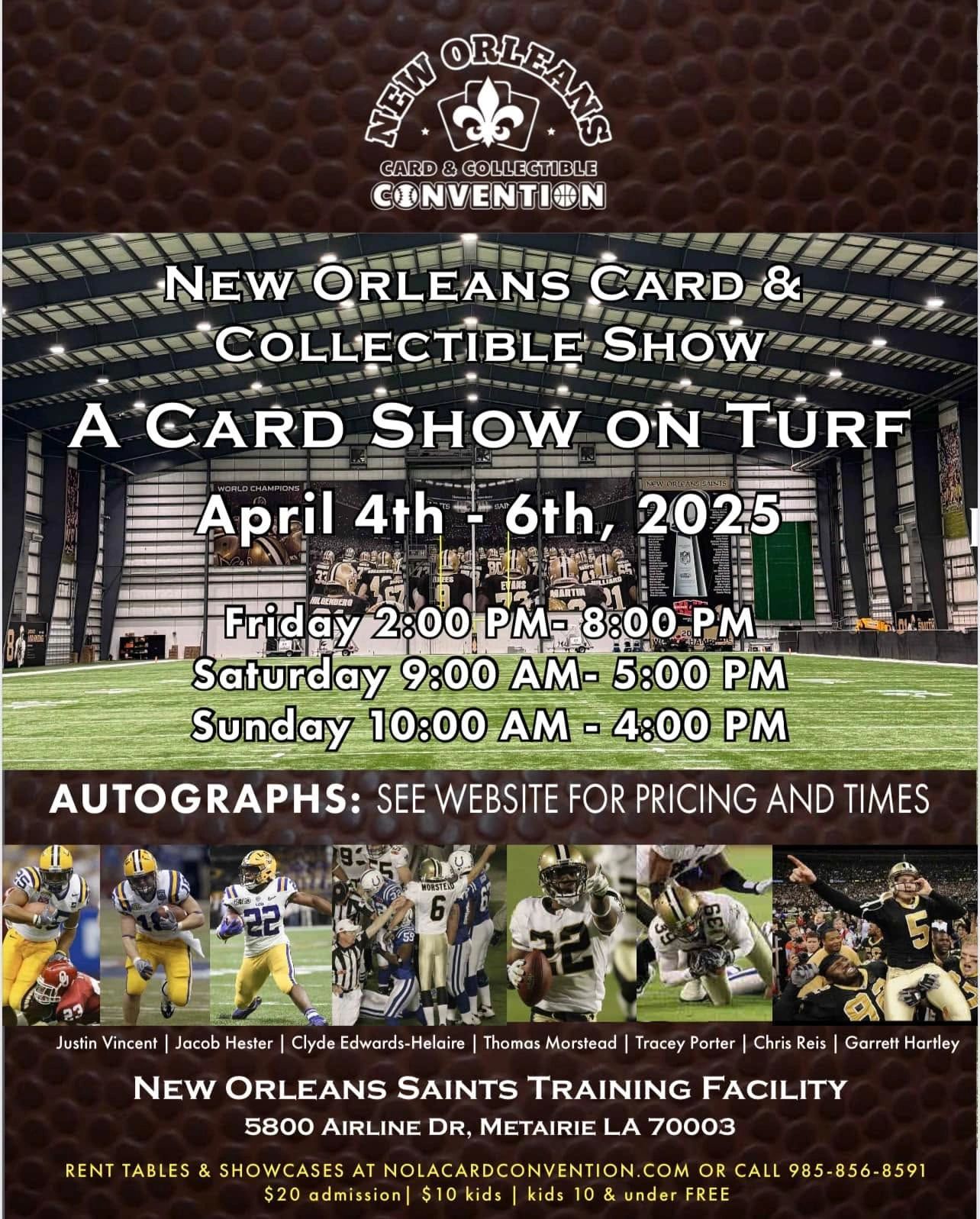 Sports Cards and Memorabilia Convention in New Orleans
