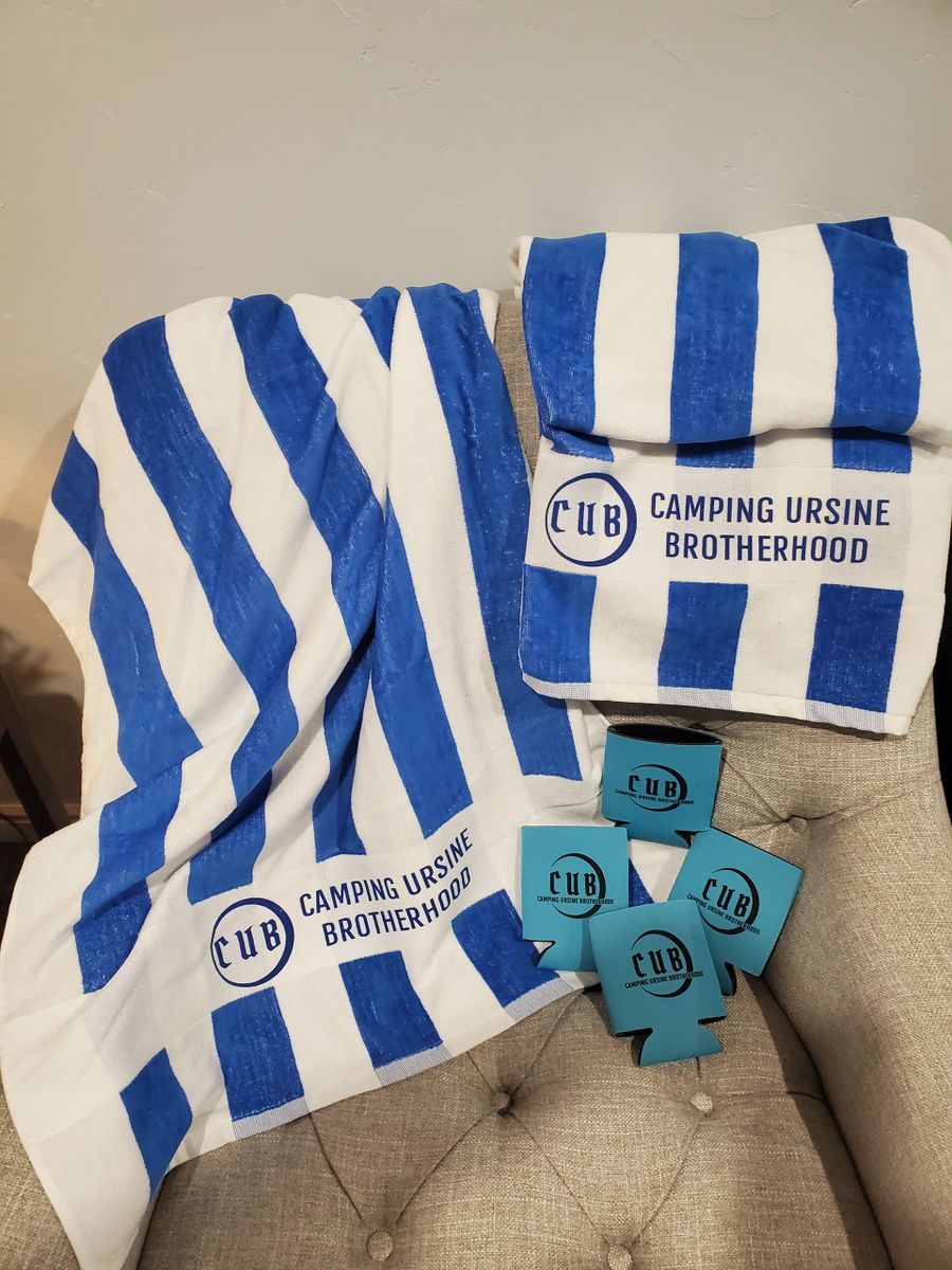 CUB Printed Seaside Beach Towel