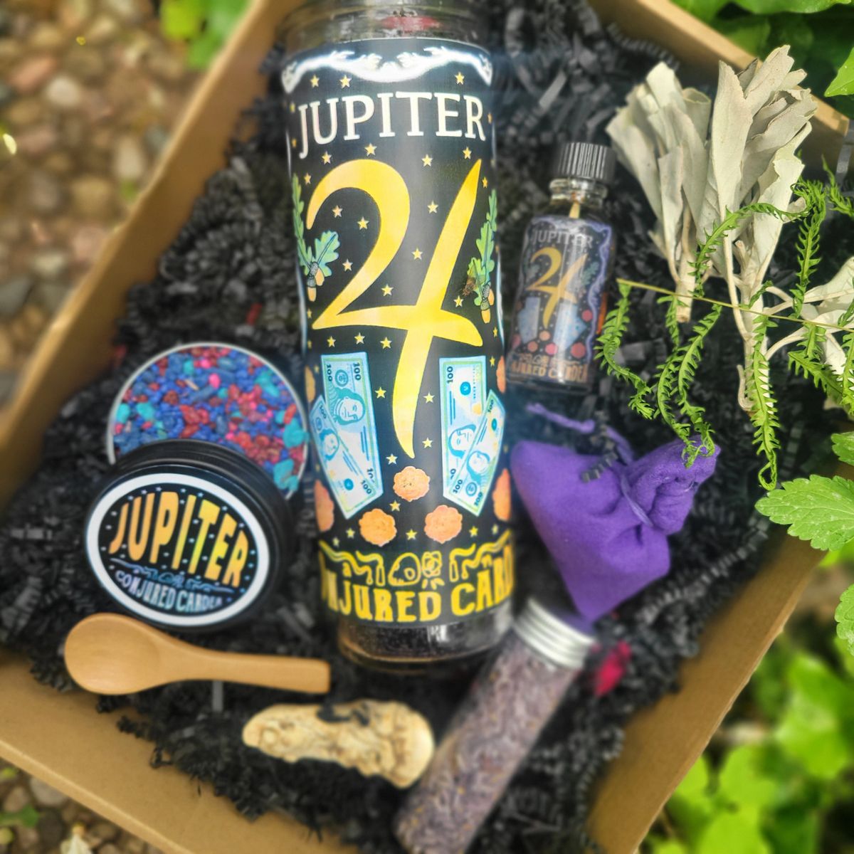 Jupiter Altar/spell Box-Wealth, Opportunity, Luck, Business, Employment ...