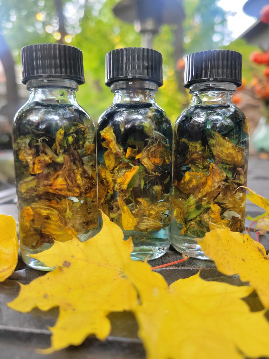 "Get the Broom" Oil-Purification, Protection, Psychic Power, Good Fortune