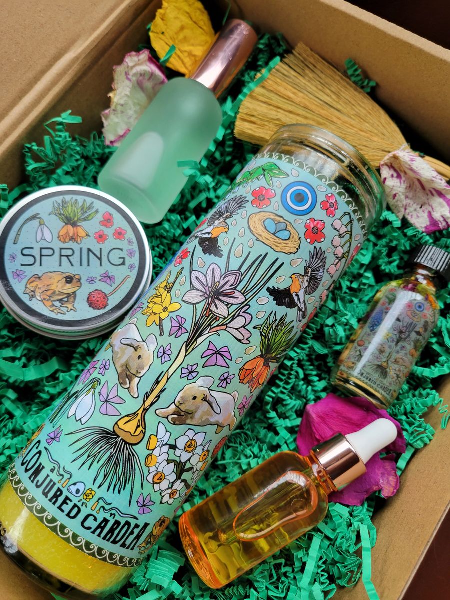 Spring Equinox Altar Box-Spring Equinox, Renewal, Abundance, Enchant