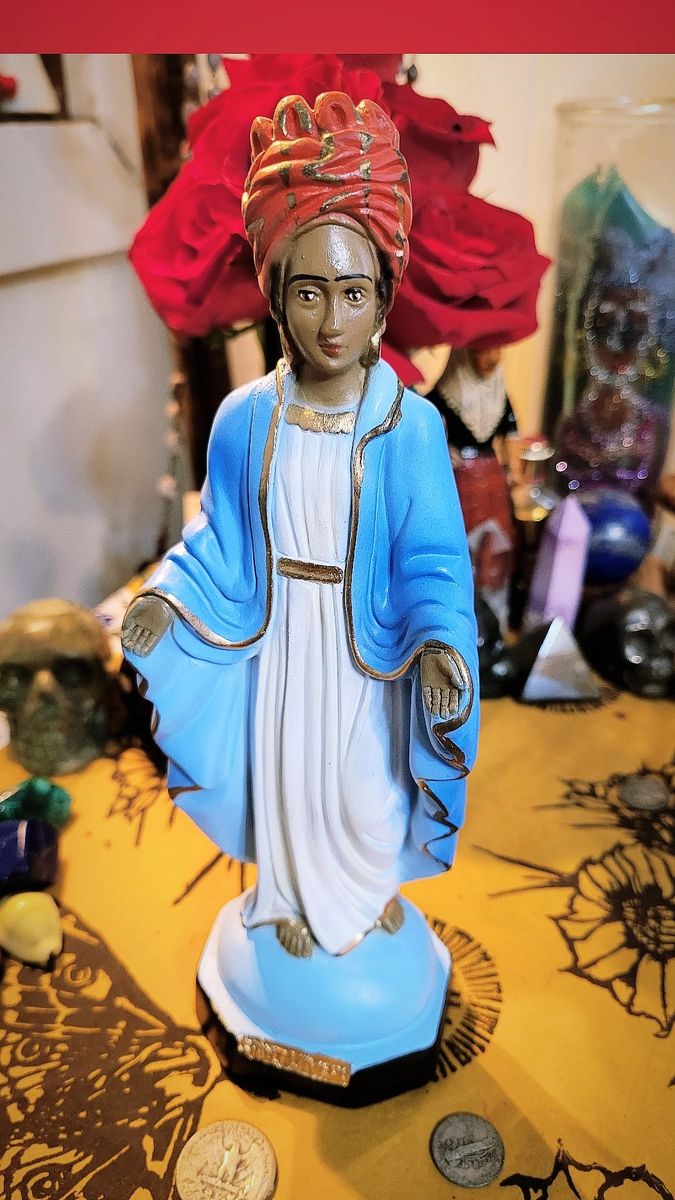 Saint Marie Laveau Statue-7 Inch-Voodoo Queen of New Orleans