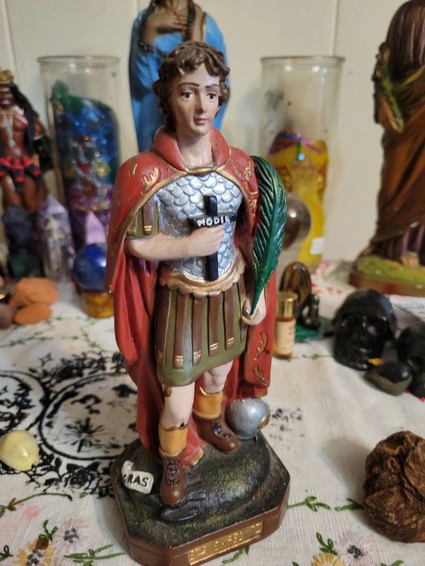 Saint Expedite Statue-Expedites Results, Success and Good Luck