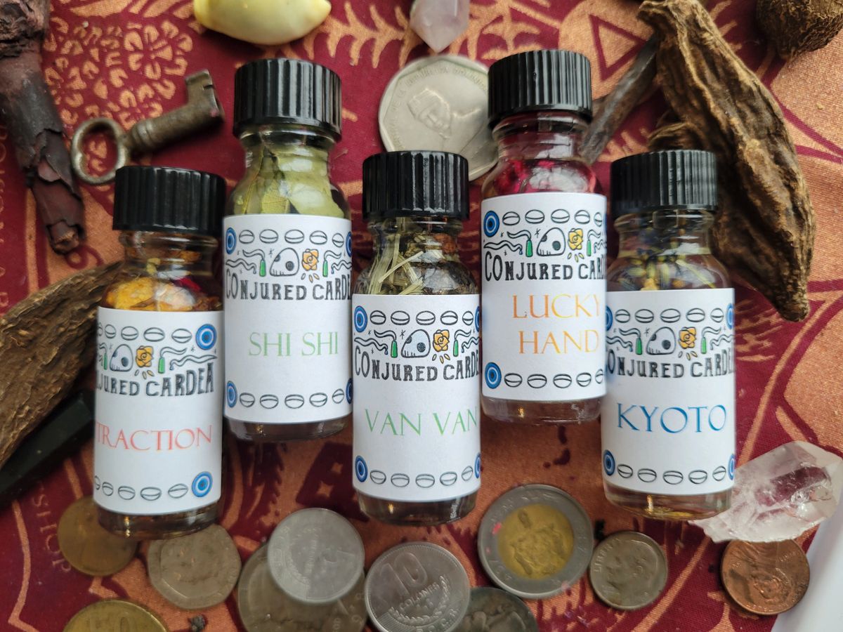 Hoodoo Oil Set-Comprehensive Magickal Toolkit