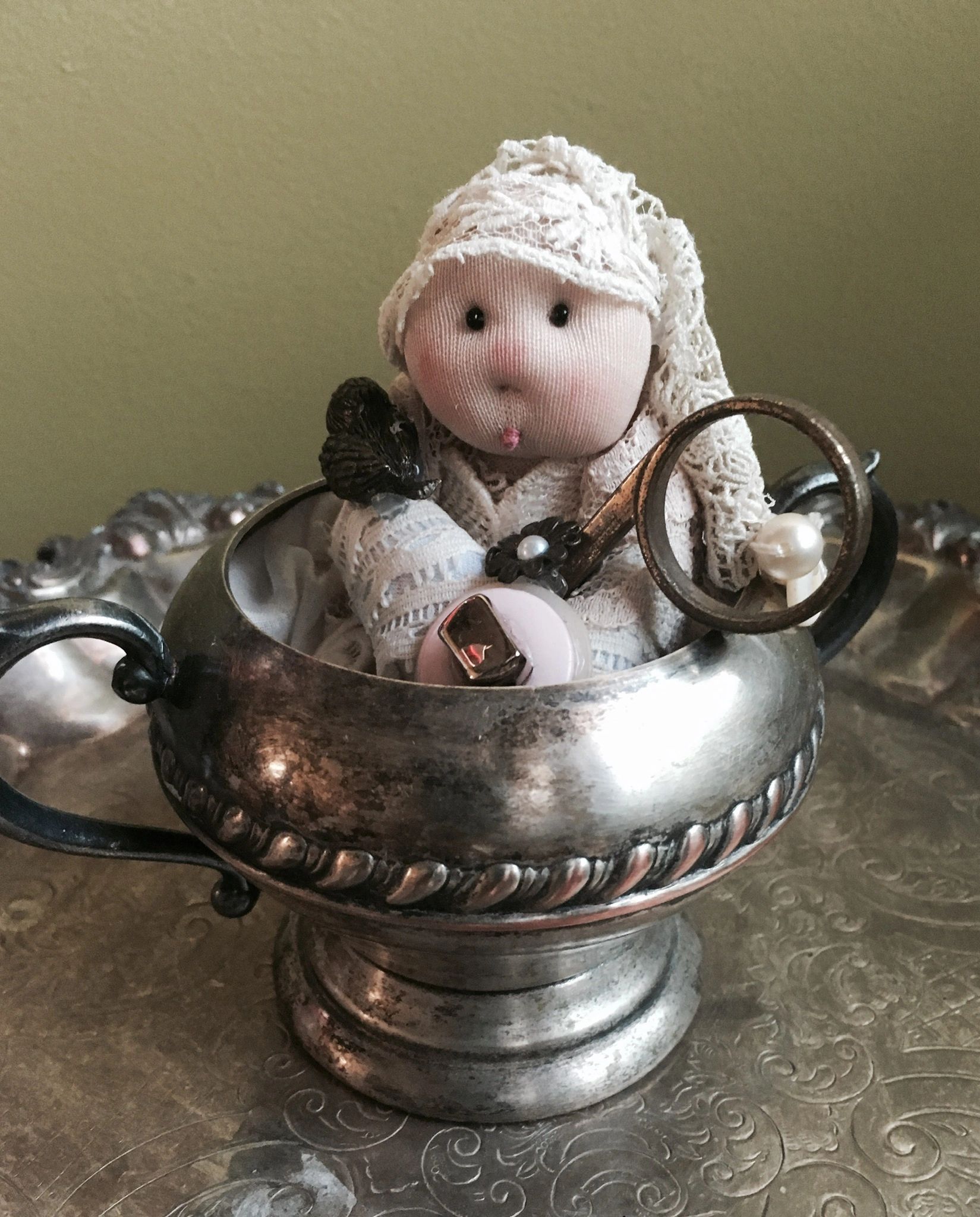Art & Collectibles Cloth Dolls Little Souls Swanky Little Souls Doll ...