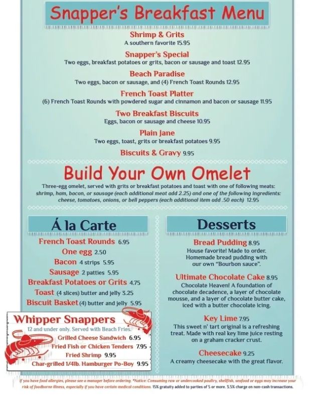 Snappers Seafood Biloxi