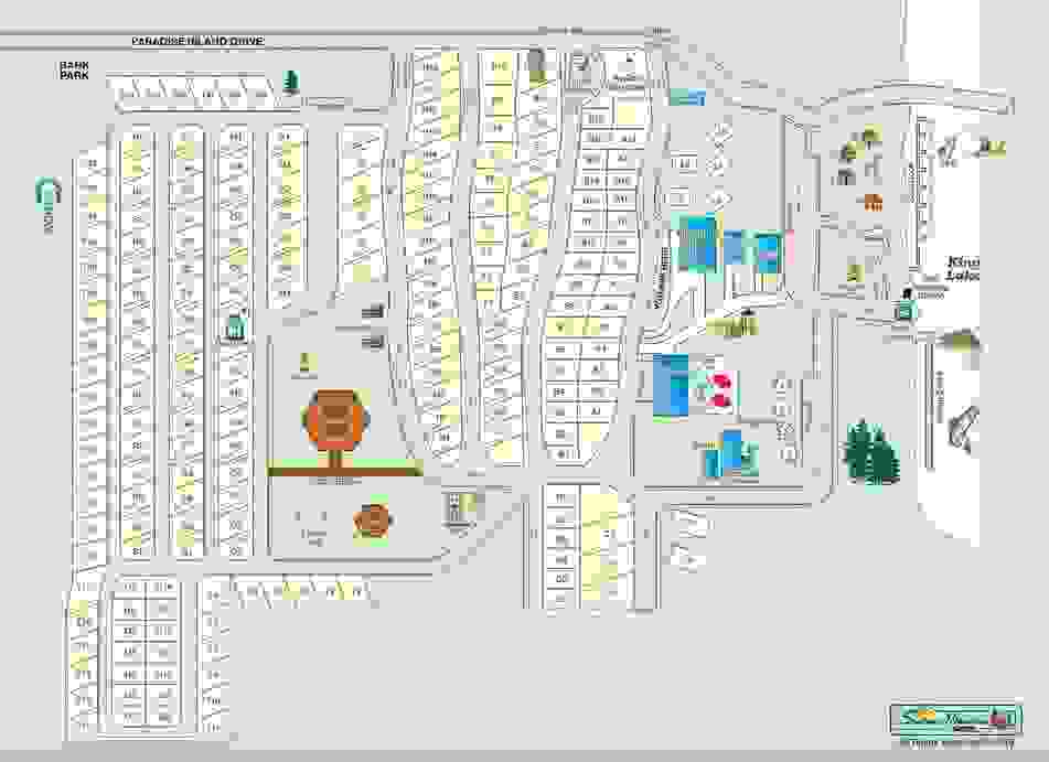 Park Map & Directions | Sunset King Lake RV Resort