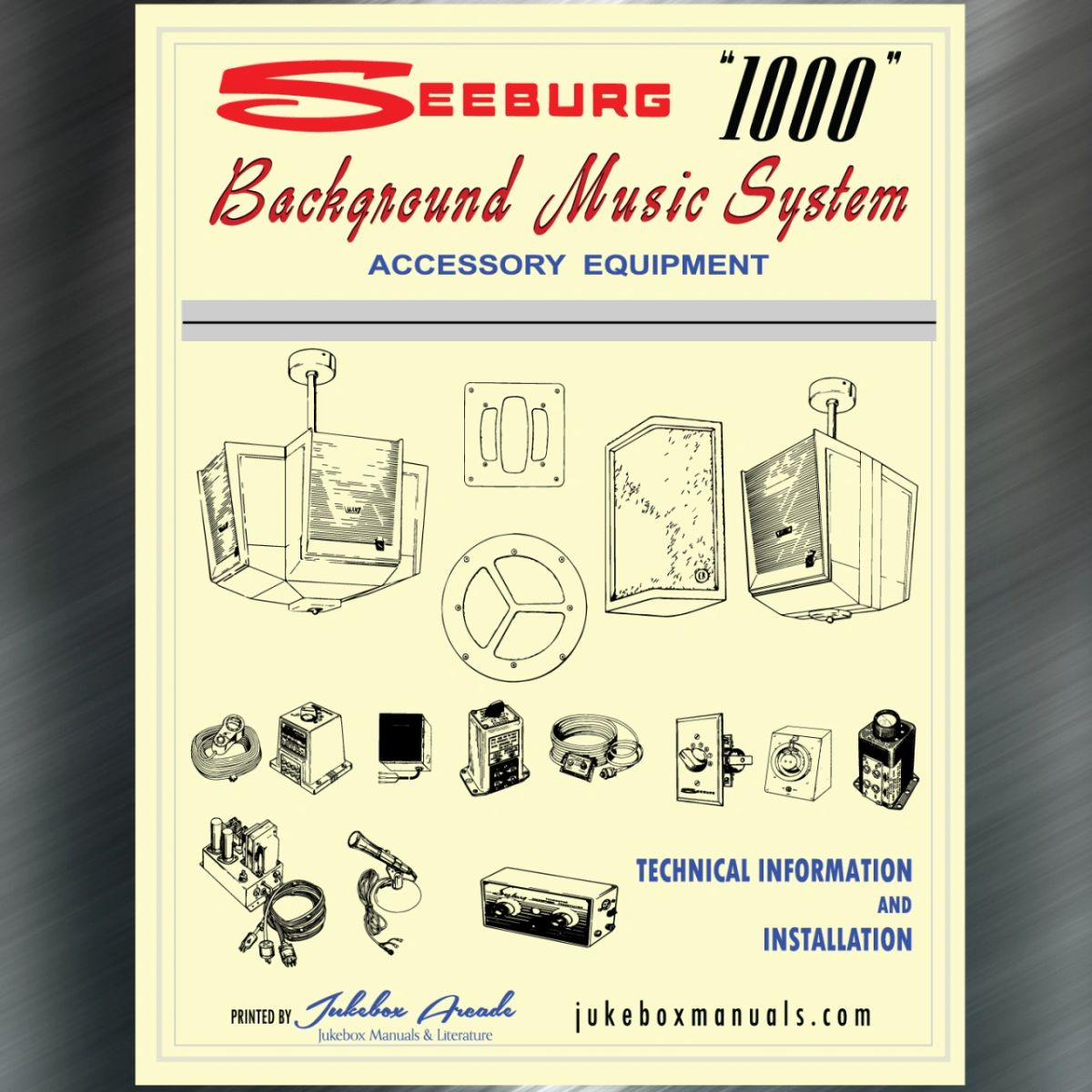 SEEBURG Background Music Systems “1000” Accessory Equipment