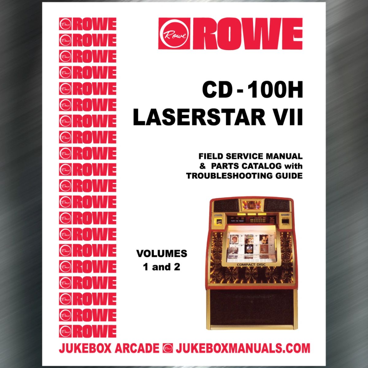 Rowe CD - 100H LaserStar VII Service and Parts Manuals