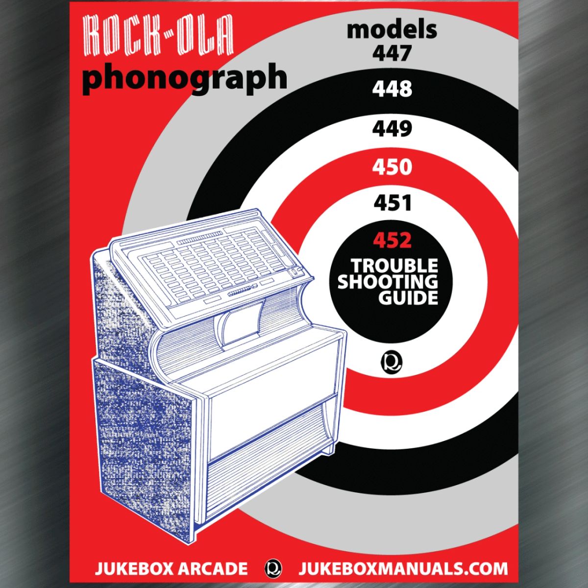 Rock Ola Deluxe Trouble Shooting Guide For Models 447, 448, 449, 450 ...