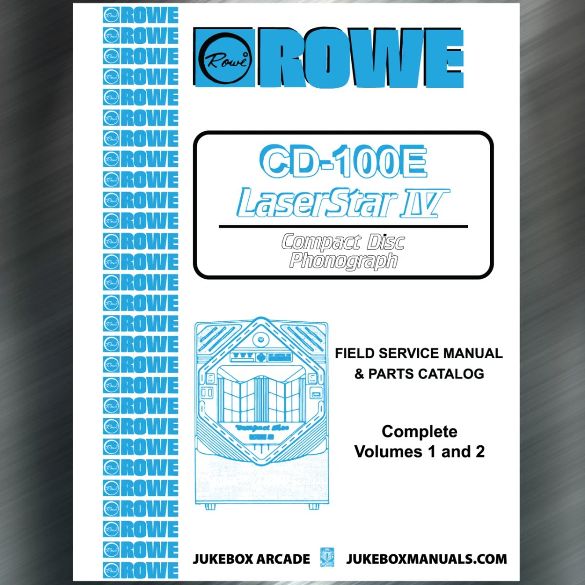 ROWE CD-100E LaserStar IV Service, Parts Manuals