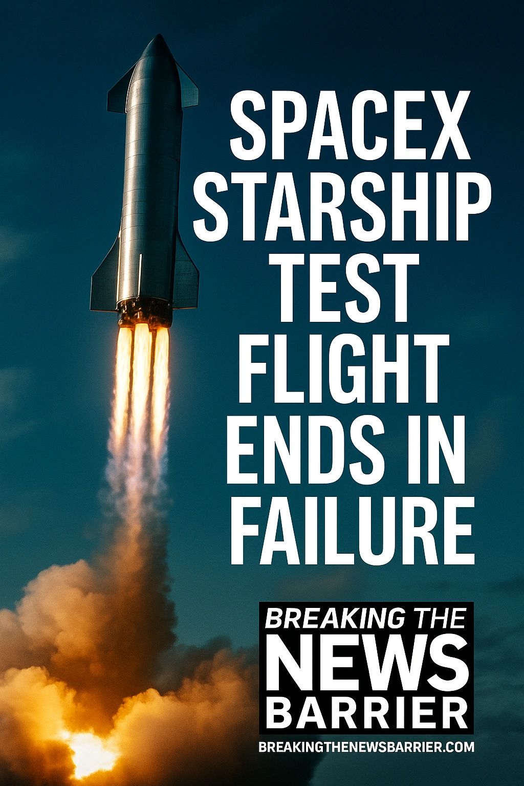 SpaceX Starship Explodes Mid-Flight During Test 9 starship failure