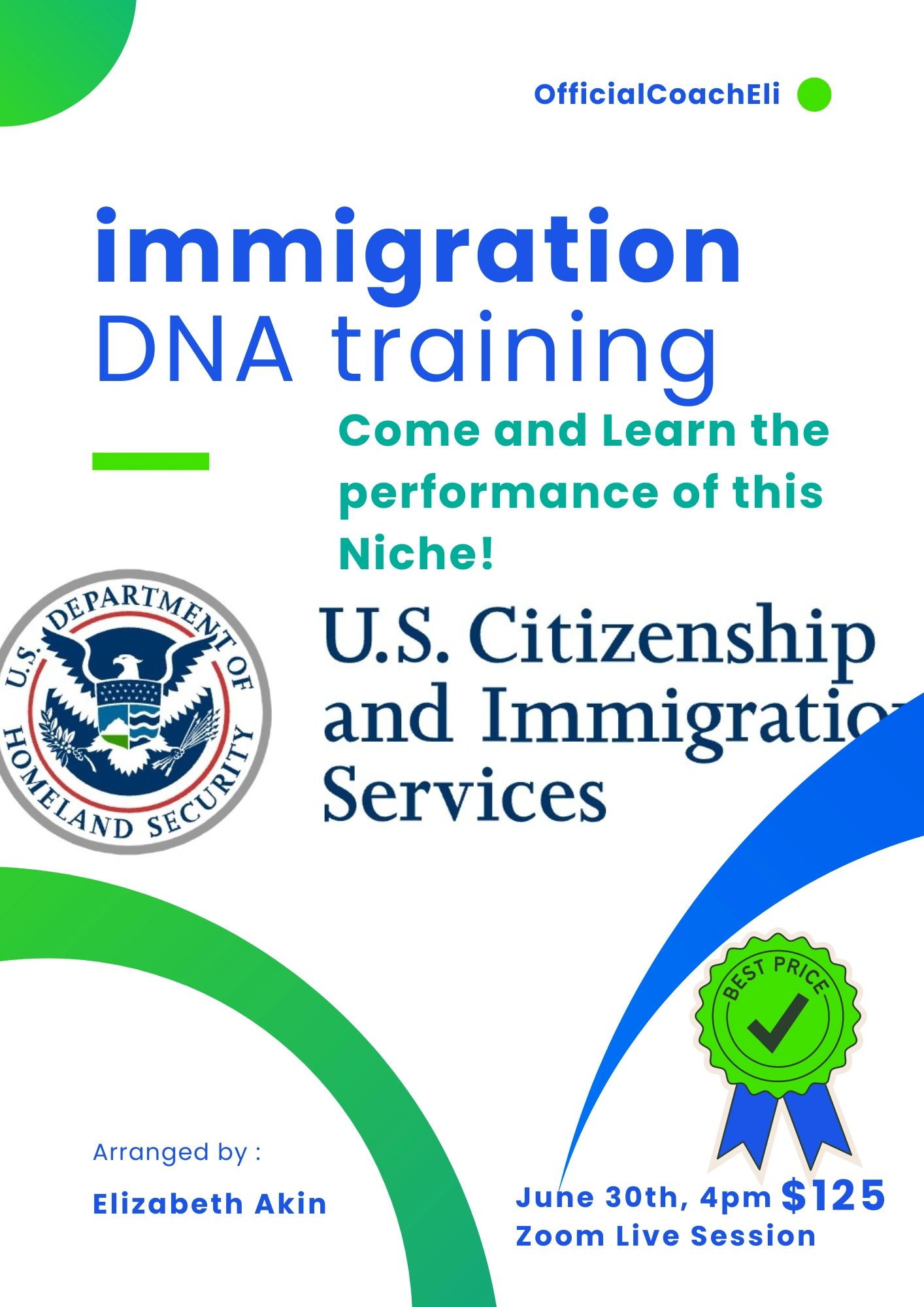 IMMIGRATION DNA TRAINING @ Impact Diagnostic Lab & Health Services