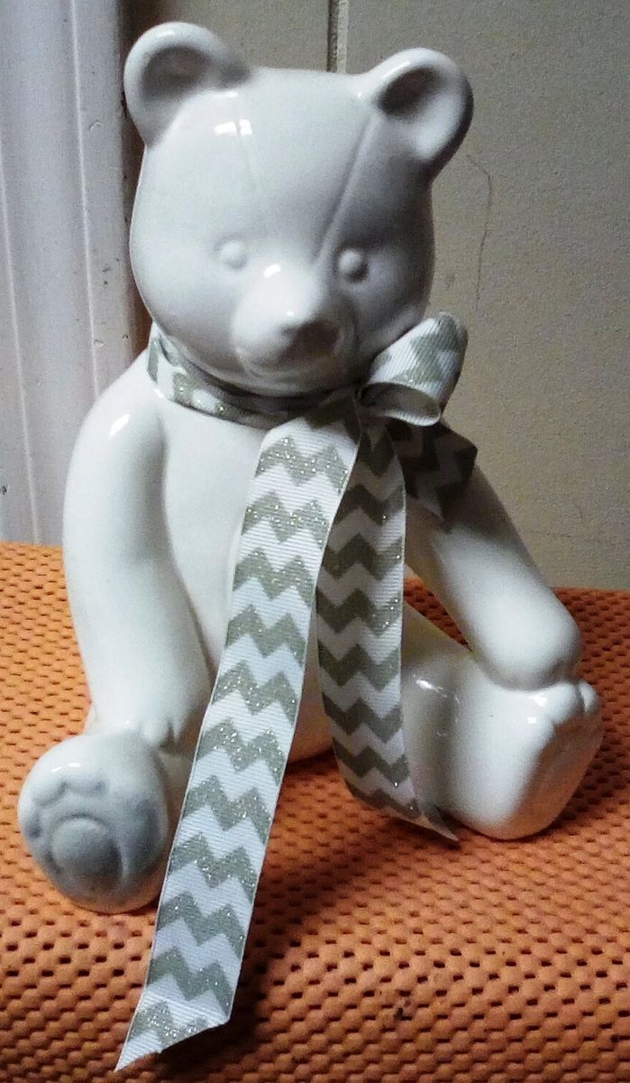 ceramic teddy bear bank