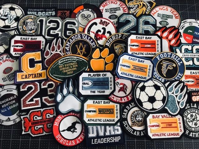 School, Champions, POTY, Scholar Athlete, Grad Years - Total Patches