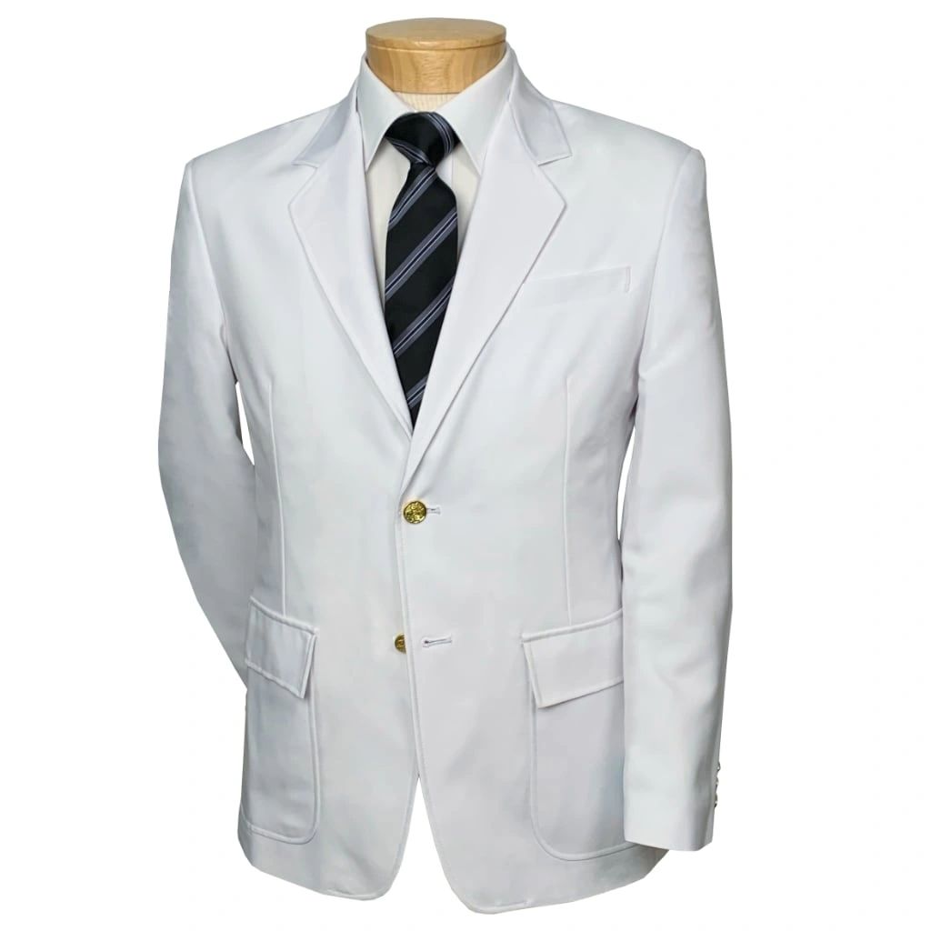 Executive Apparel "Ultralux" Men's White Blazer Jacket
