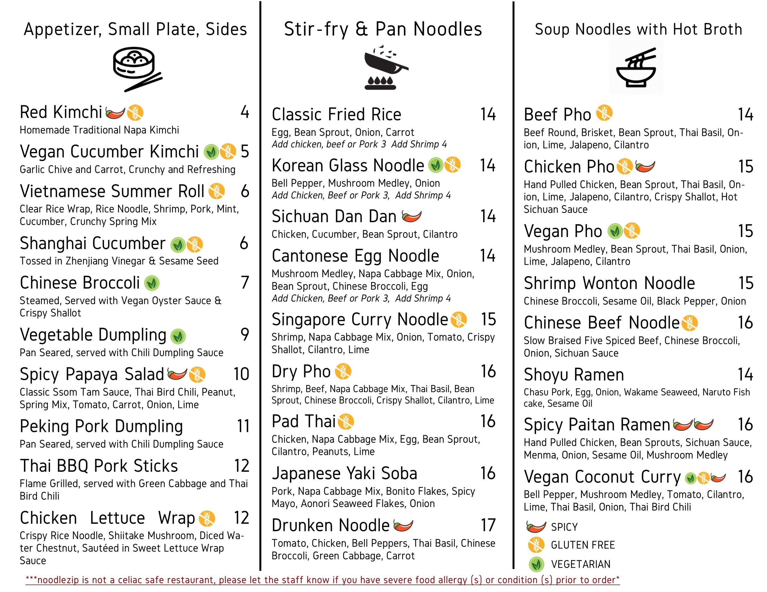 Noodlezip Menu at Ella Hogarth blog