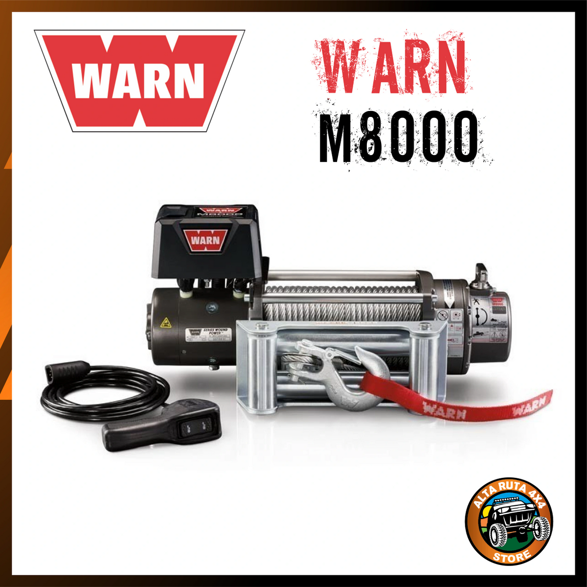 Winche Warn M8000 - Consultar Precio.