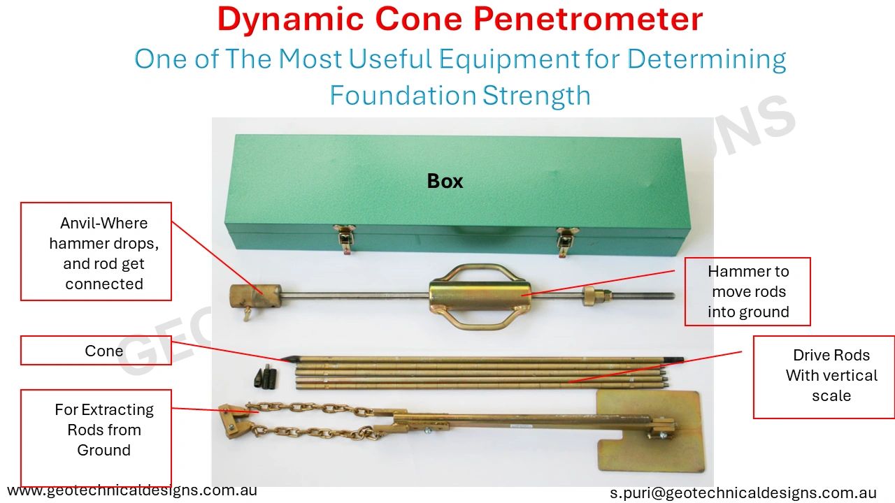 Dynamic Cone Penetrometer -Determining Foundation Strength