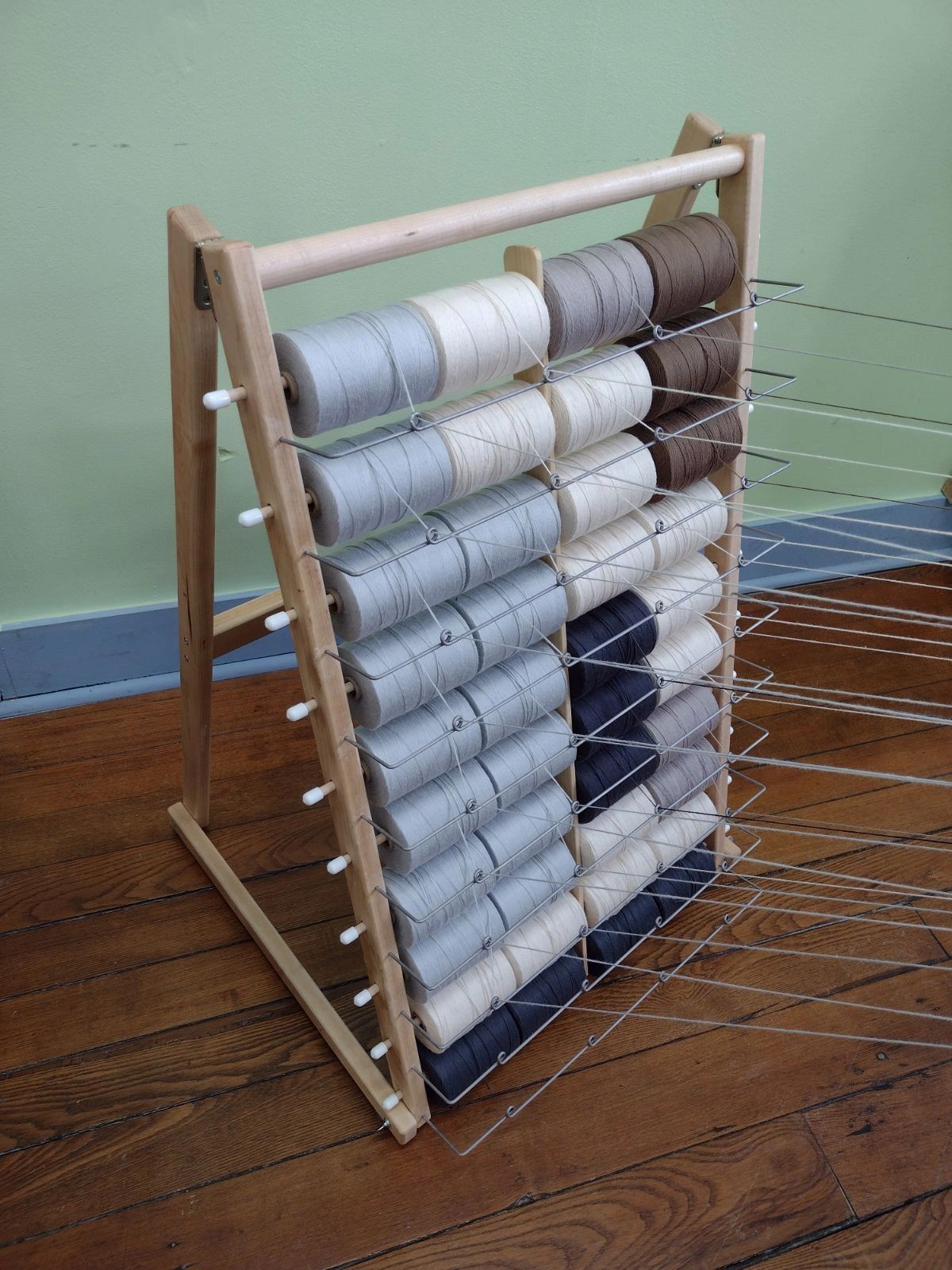 New 40 Spool Folding Warp Rack