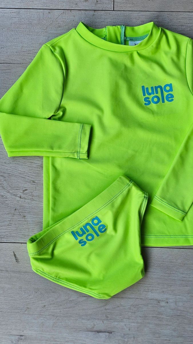 Swim Rashie | Long Sleeve | Lime | UPF 50+