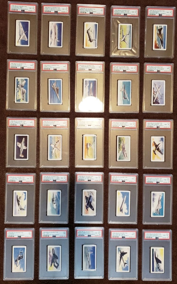 1958 Mills Cigarettes Aircraft of the World Award Winning PSA Highest ...