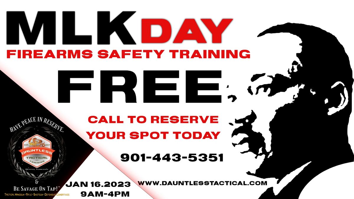FREE MLK Day Gun Safety Training Event
