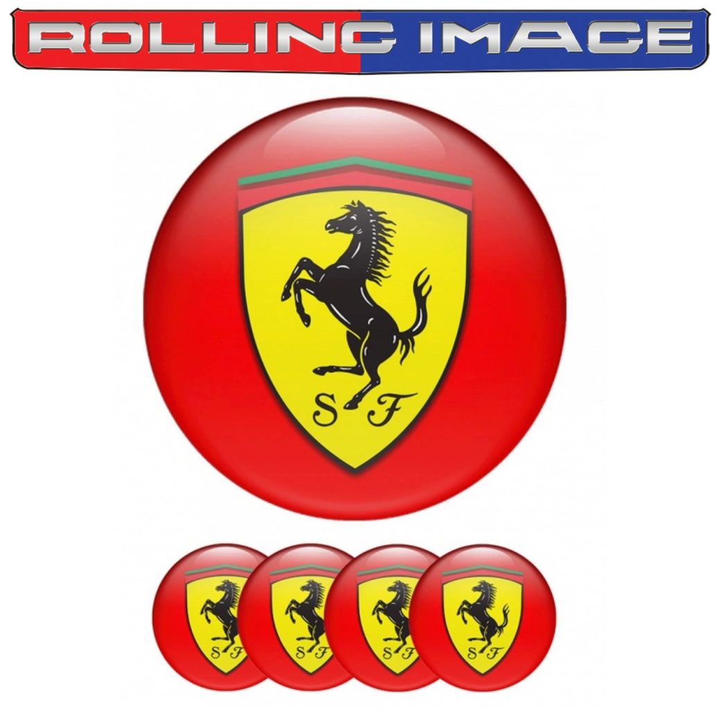 Ferrari Center Cap Emblem Red