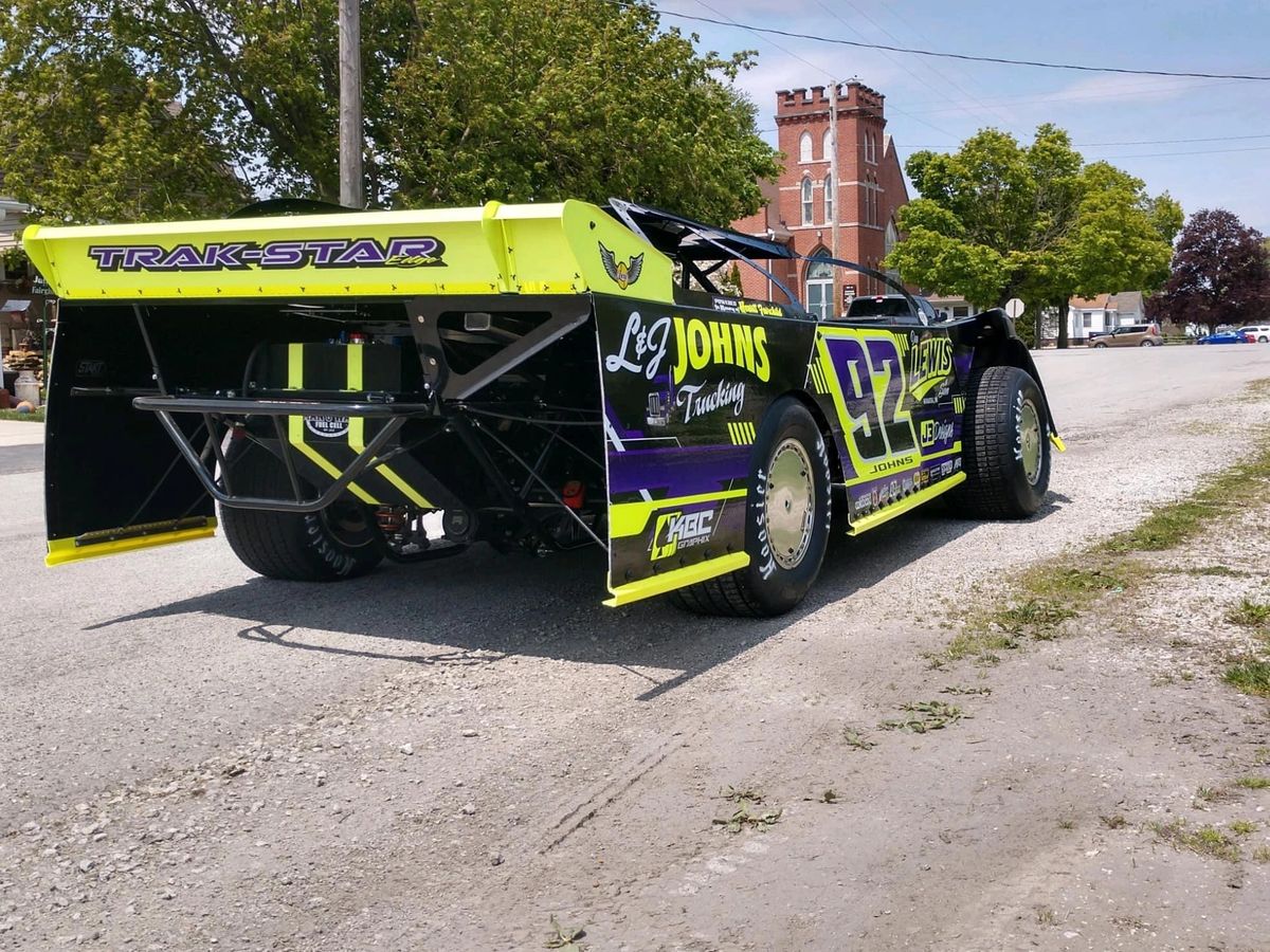 Aluminum 72" x 8" Dirt Latemodel Spoiler with 8" break away