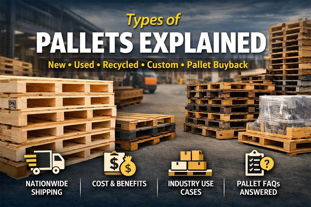 Types of Pallets Explained: Right Pallet for Your Business