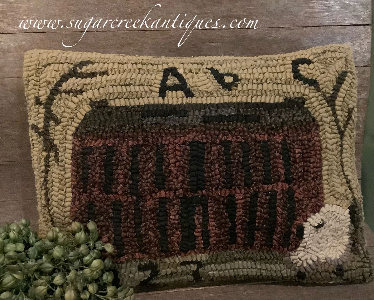 ABC HOOKED PILLOW