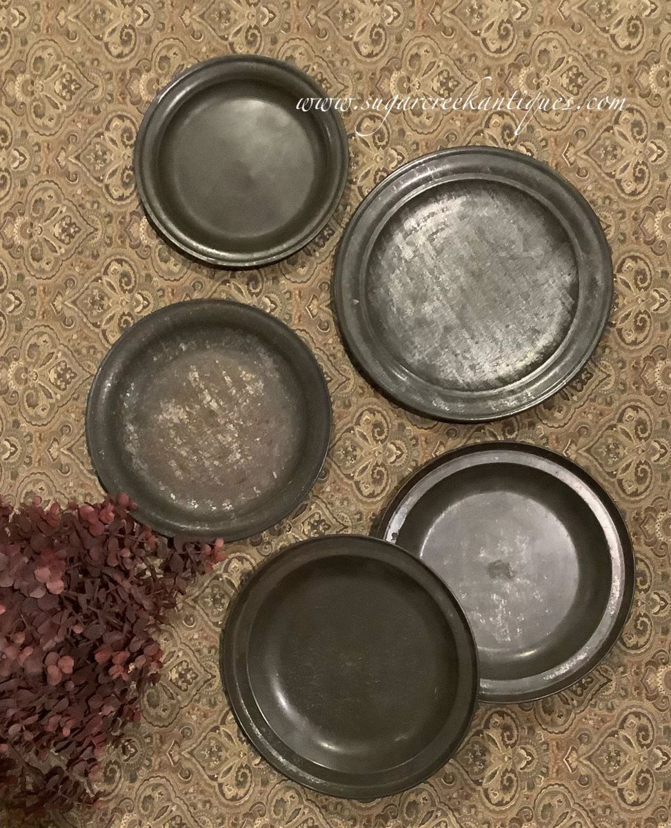 EARLY TIN PLATES