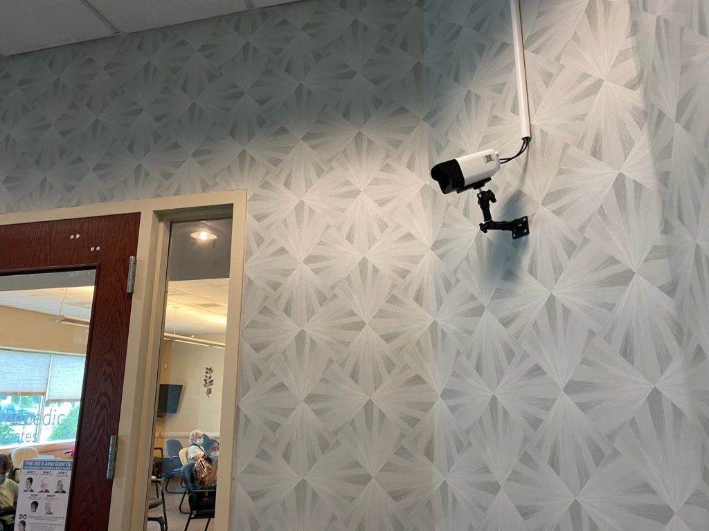 BIOS03 Installed on Articulated Wall Mount