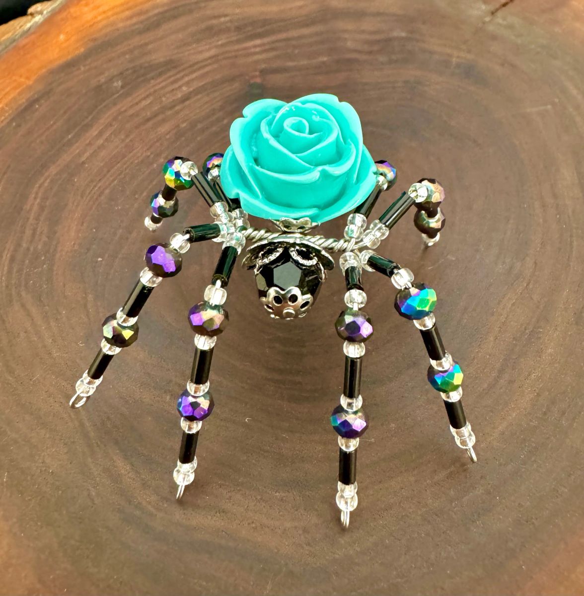 New Small Sea Foam Twisted Spider