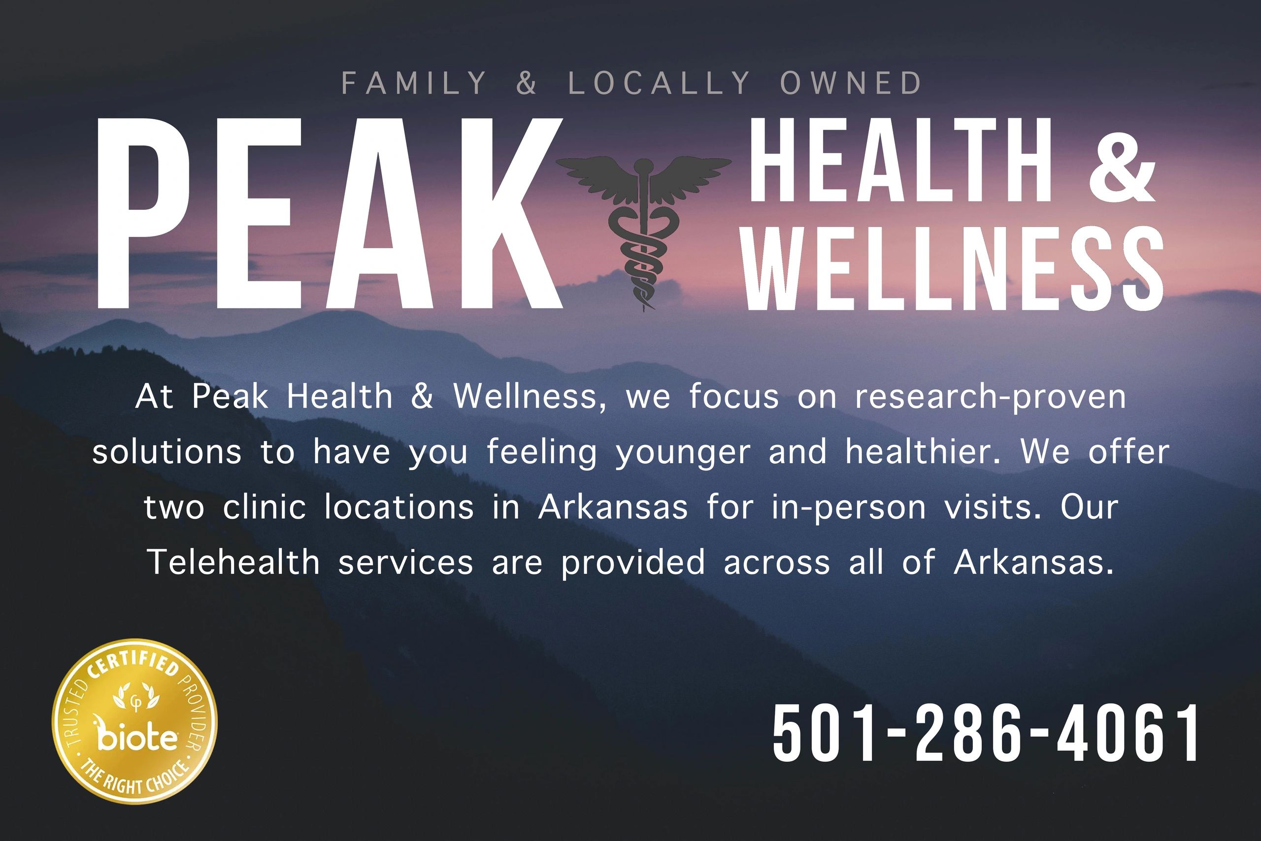 HOME [peakhealthar.com]