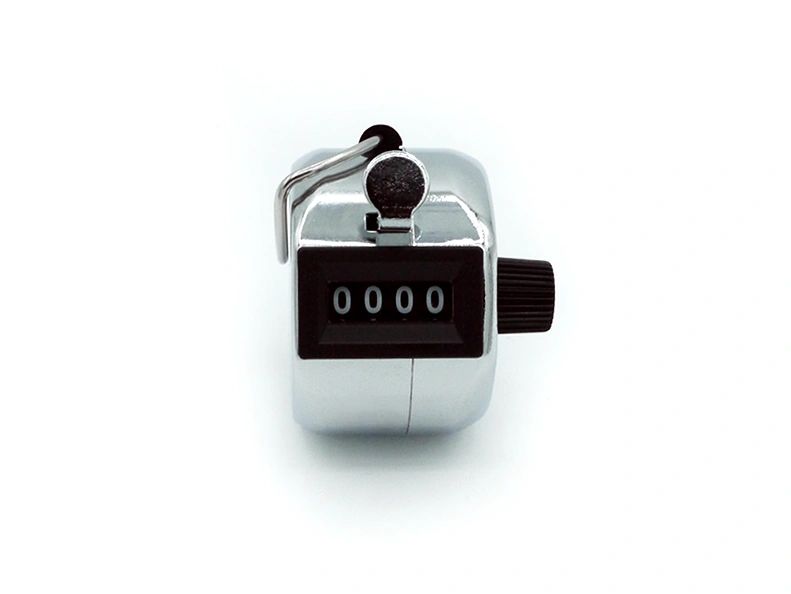 Tally Counter Handheld Chrome Metal